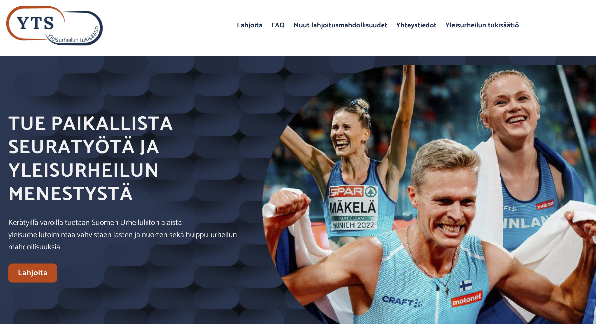 Tule mukaan tukemaan suomalaista yleisurheilua - Suomen Urheiluliitto ry