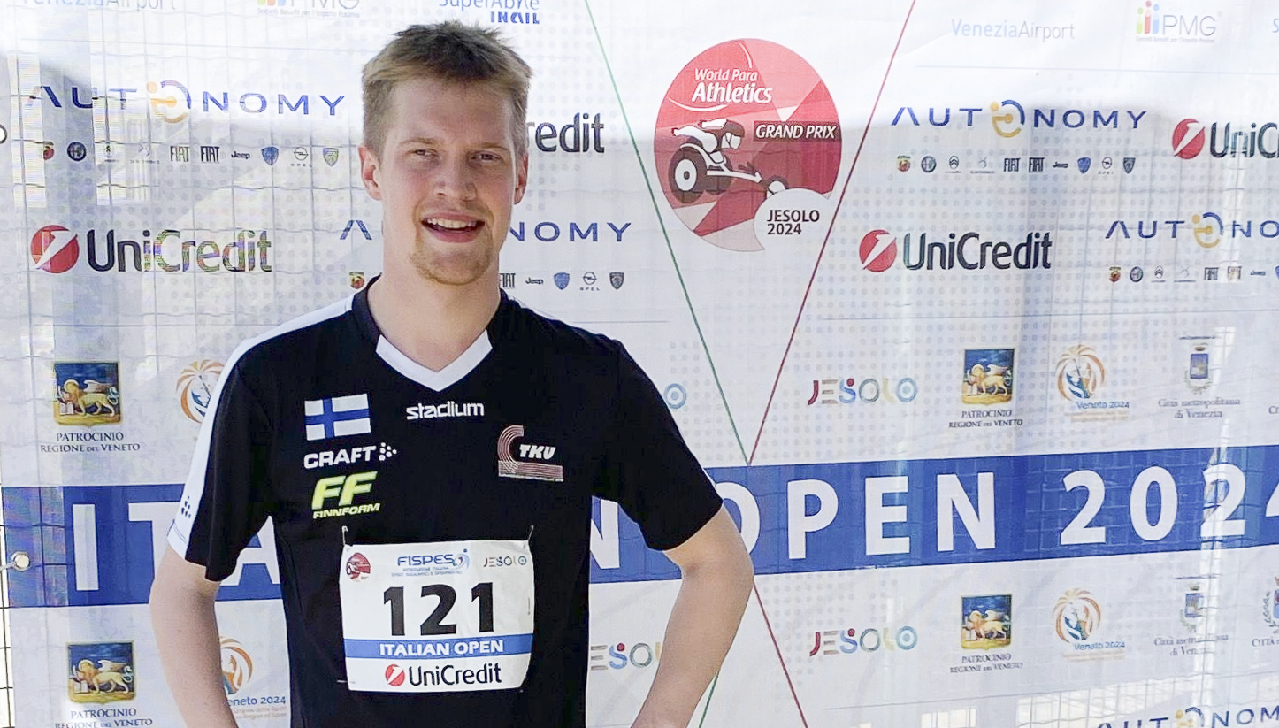Eetu Kuisma urakoi kolmessa lajissa hopeaa paraurheilijoiden Italian GP ...