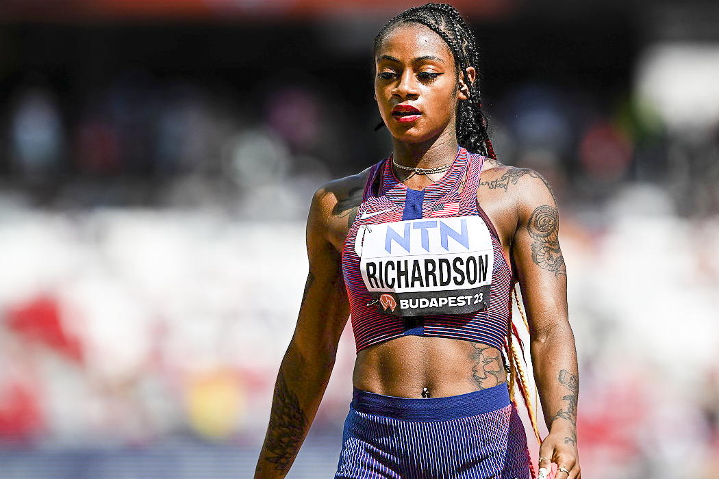 Richardson kompuroi ja kiiti 10,88 olympiakarsinnoissa Eugenessa, 16 ...