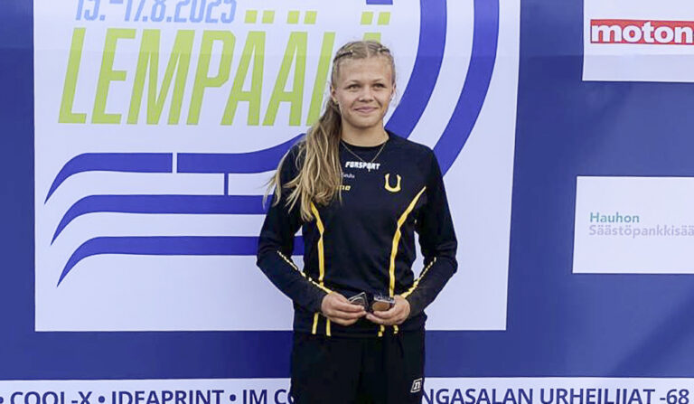 Alisa Launonen paransi 15-vuotiaiden viisiottelun SE:tä yli 100 ...